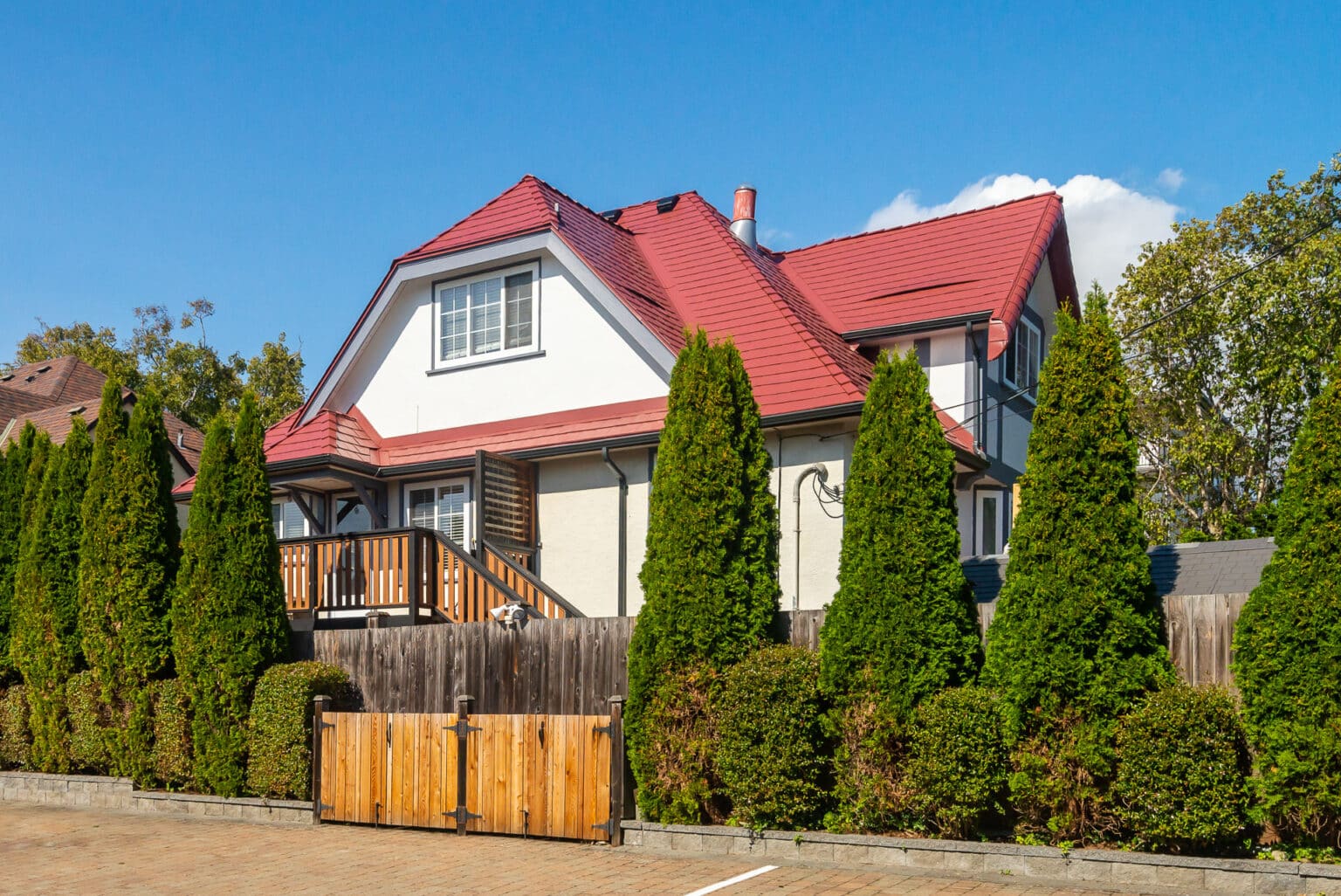 Slate Roofing — 4-Way Interlocking Metal Slate Roof Tiles