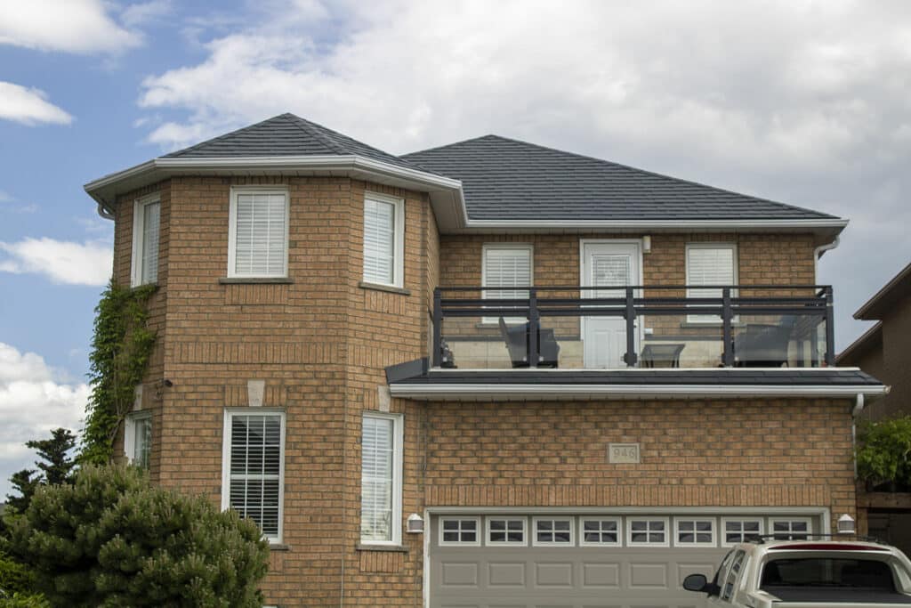 Slate Roofing — 4-Way Interlocking Metal Slate Roof Tiles