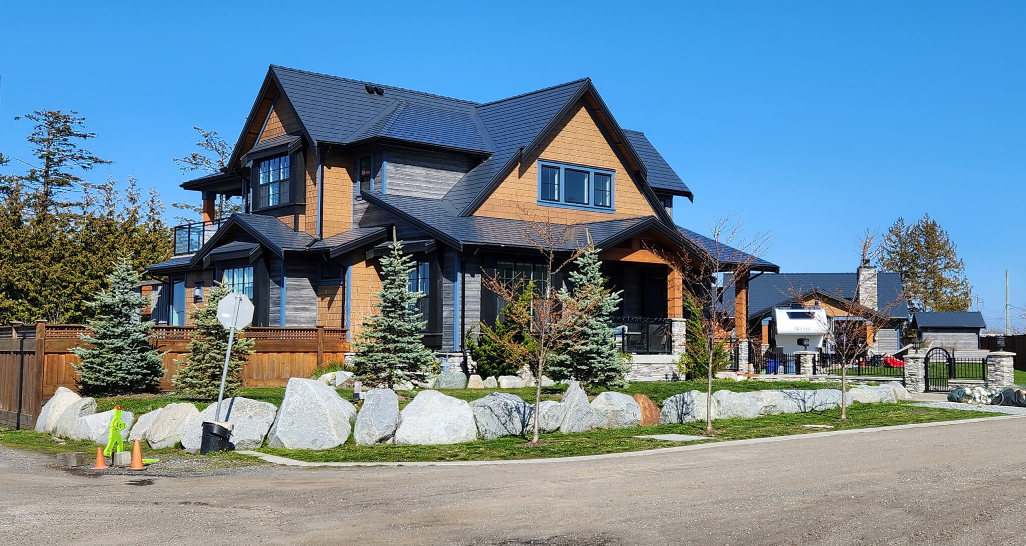 Slate Roofing — 4-Way Interlocking Metal Slate Roof Tiles