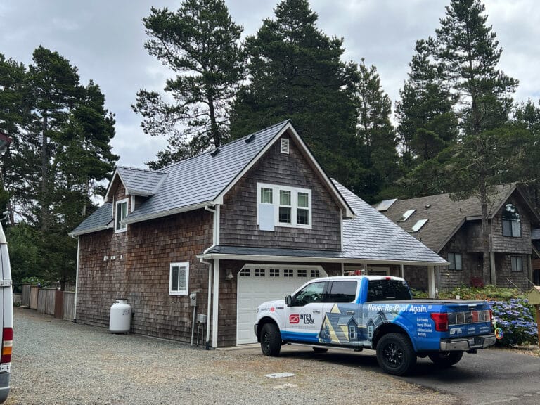 Slate Roofing — 4-Way Interlocking Metal Slate Roof Tiles